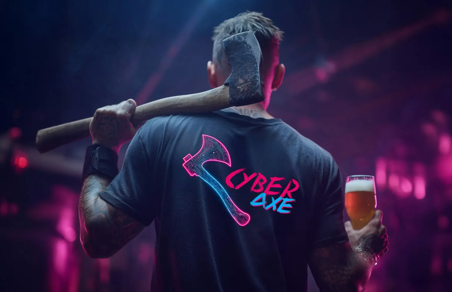 CyberAxe — Lancer de haches à Bruxelles | Site web par OpenGraphy